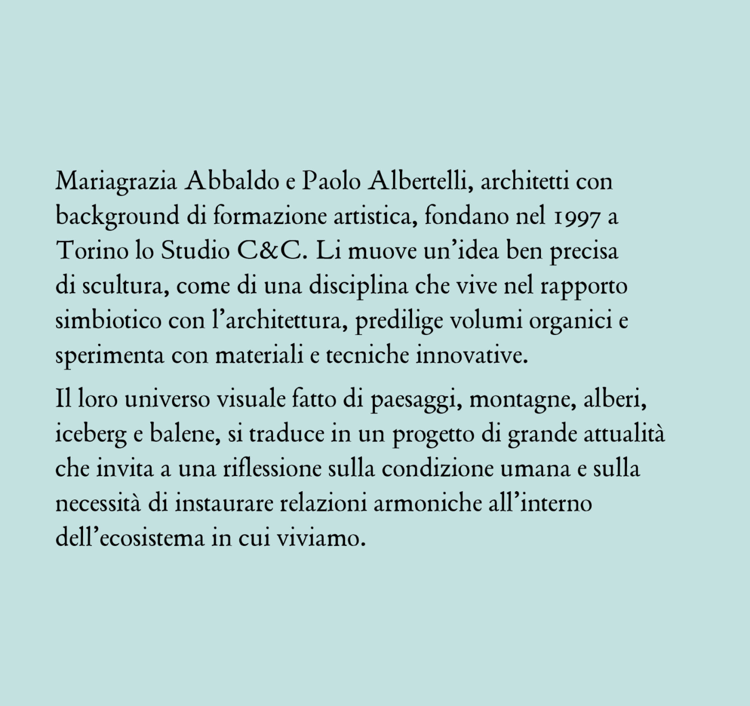 Paolo Albertelli e Mariagrazia Abbaldo
